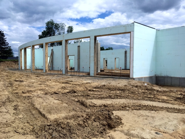 Commercial ICF Construction Company in Grand Rapids MI - Turtle Wall